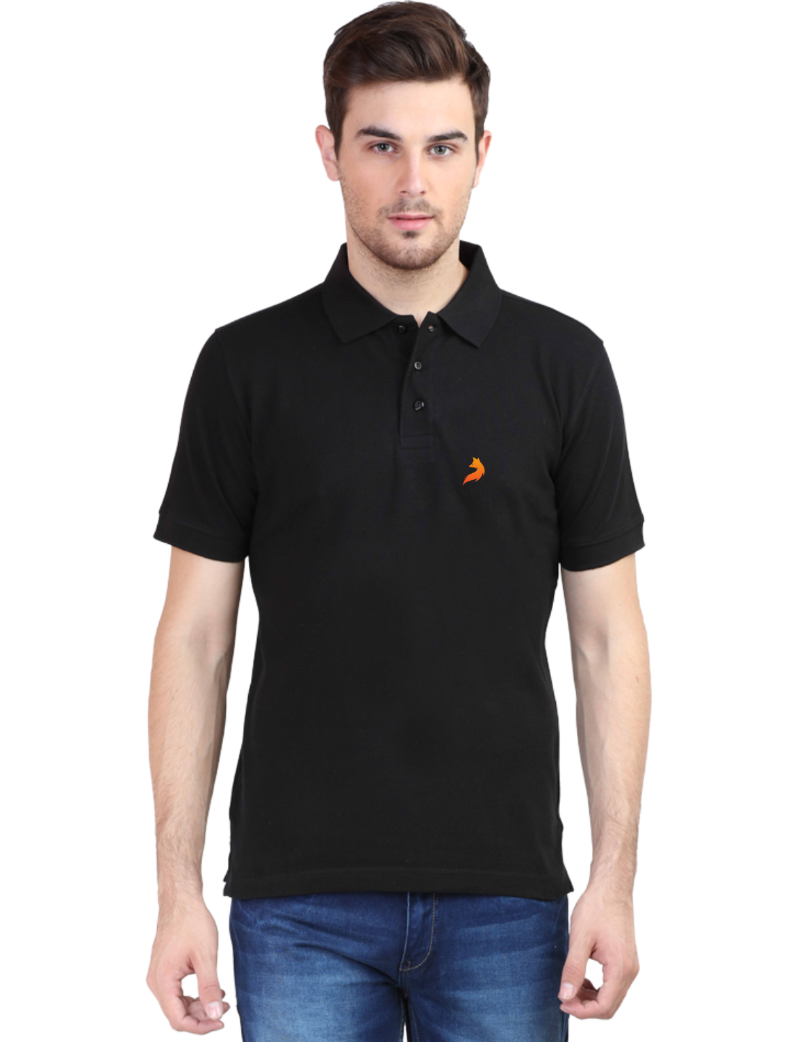 DK Logo Polo Tee 103 – DK Classic Fox