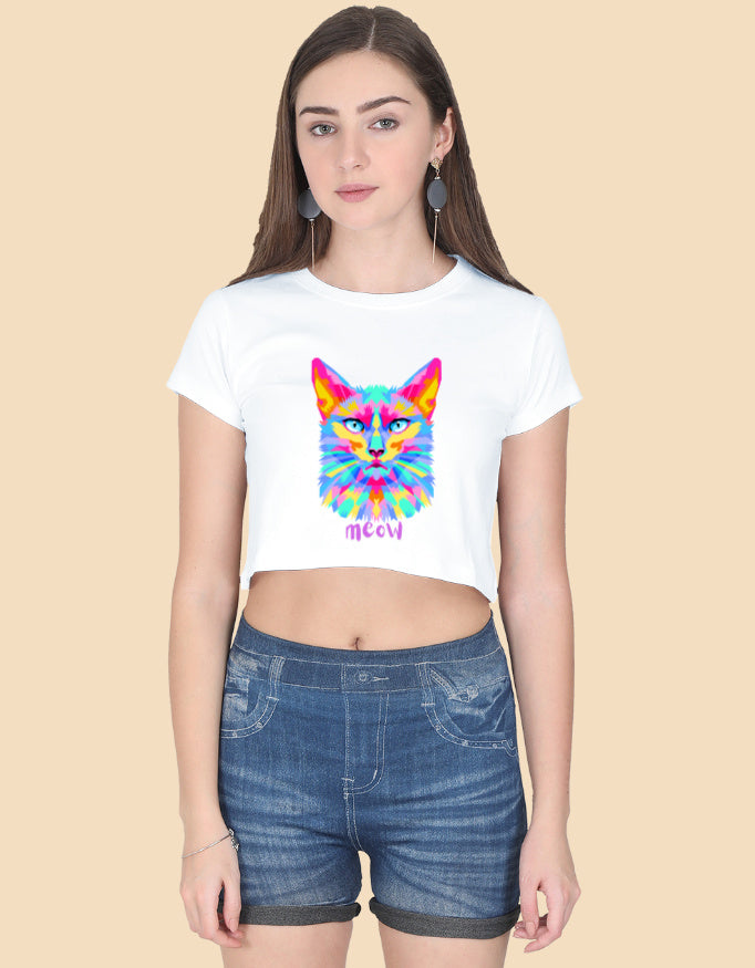 Meow Crop Top – DK Classic Fox