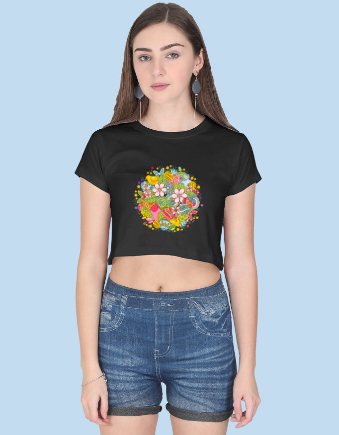Flower Crop Top – DK Classic Fox